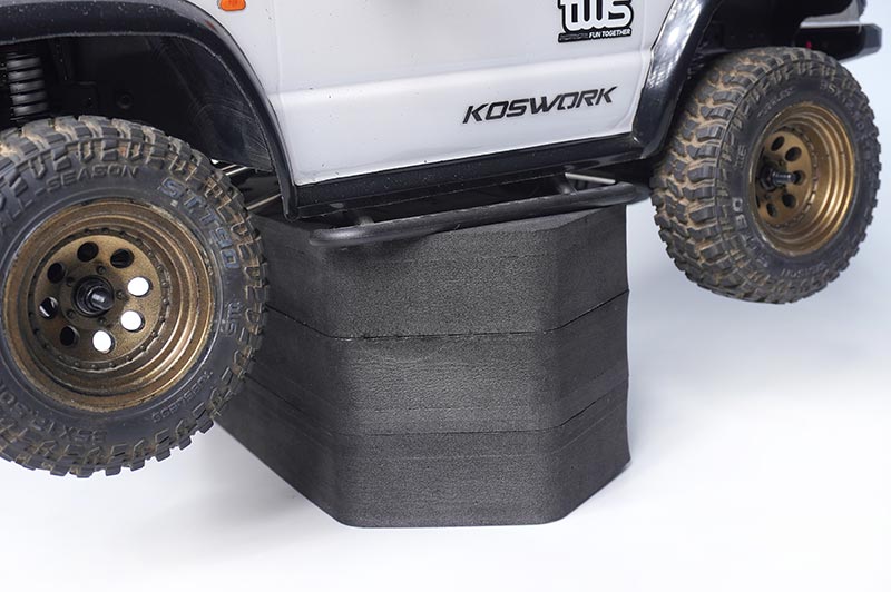 Koswork H90mm 206x110mm Foam Car Stand (1/8 Buggy) KOS13028 – Nick Hobbies