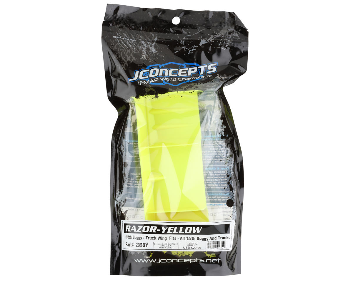 JConcepts Razor 1/8 Off Road Wing (Yellow) – Nick Hobbies